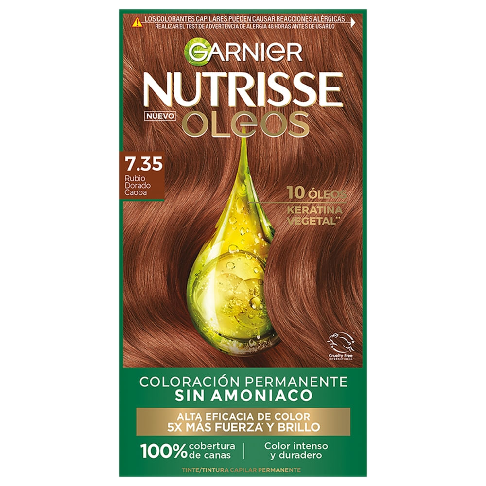 Comprar Tinte Nutrisse Oleos Rubio Dora 7 35 1 Unidad | Walmart ...