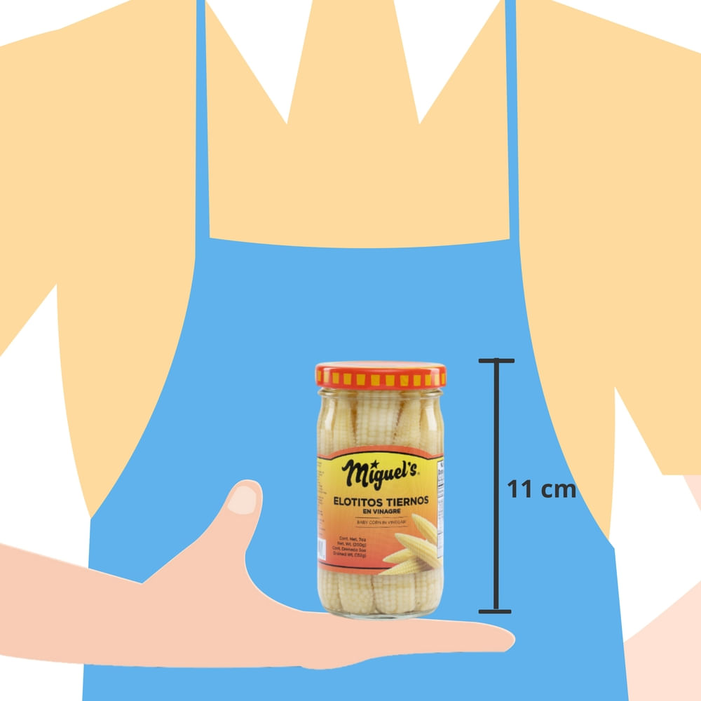 Comprar Elotitos Miguel's Tiernos Enteros En Vinagre - 227 g | Walmart ...
