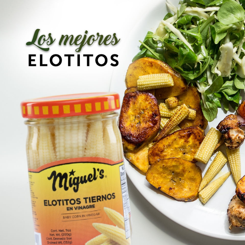 Comprar Elotitos Miguel's Tiernos Enteros En Vinagre - 227 g | Walmart ...