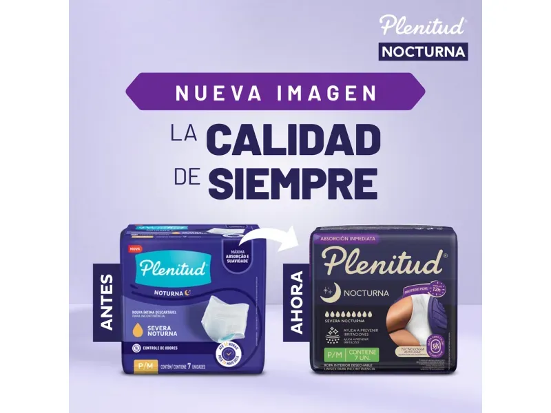 Pants para Adulto Plenitud Protect Plus Nocturna G/XG - 14 Unidades ...