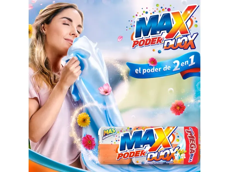 Comprar Jabón Max Poder, Duox Naranja Súper Mega Bola 3 pack 1500 g ...